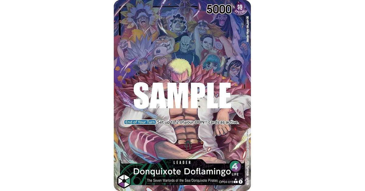 OP04-019 (Alternative Art) Donquixote Doflamingo (019)