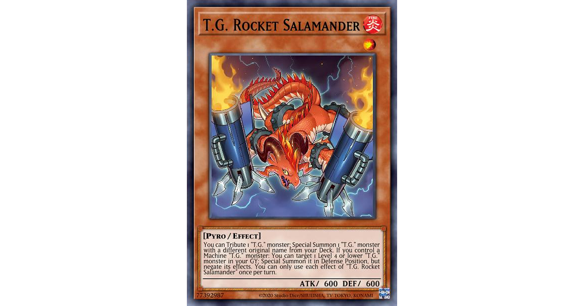 T.G. Rocket Salamander - AGOV-EN003 - Secret Rare 1st Edi...