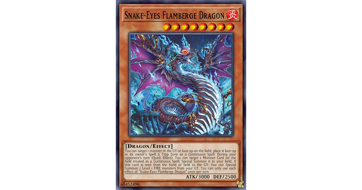 Snake-Eyes Flamberge Dragon - AGOV-EN010 - Secret Rare 1s...