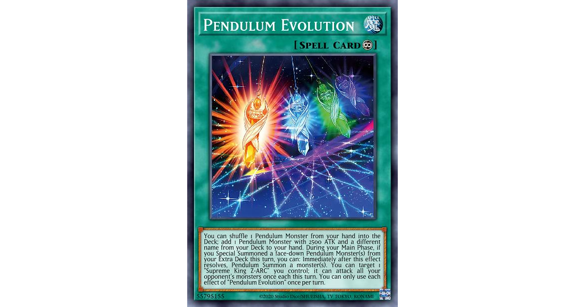 Pendulum Evolution - AGOV-EN047 - Common 1st Edition