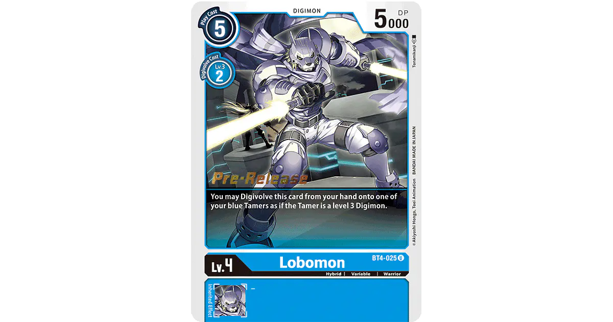 BT4-025 U Lobomon