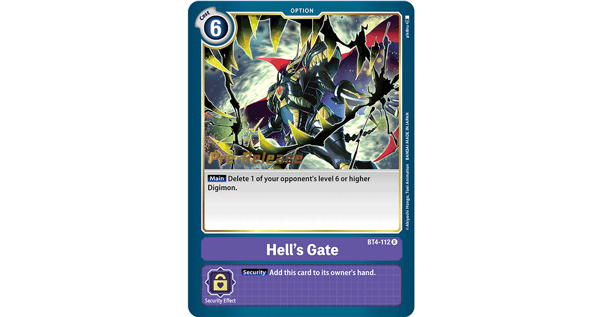 BT4-112 R Hell's Gate