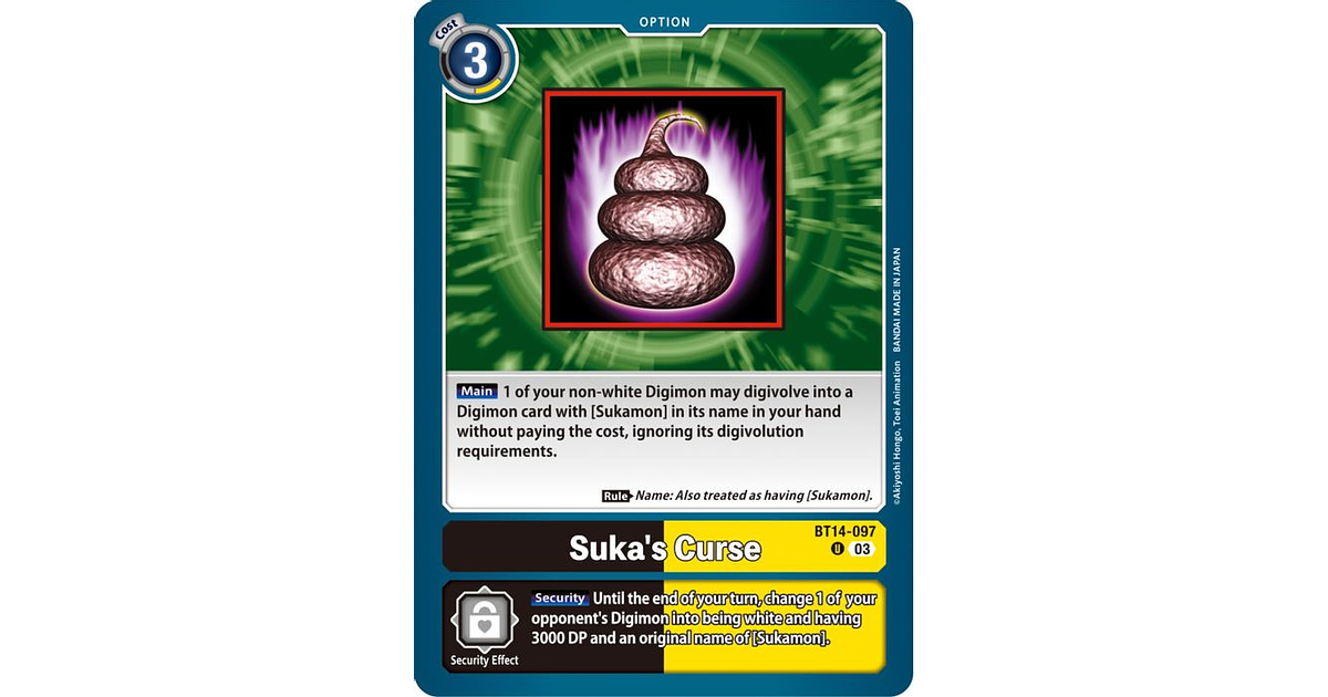 BT14-097 U Suka's Curse