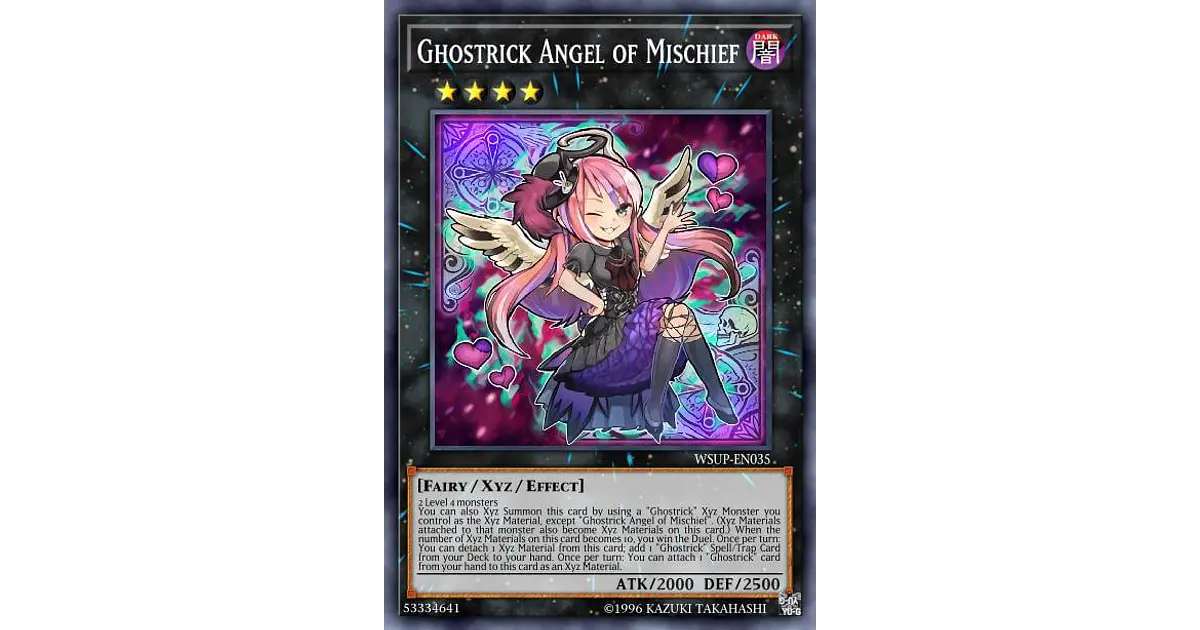 Ghostrick Angel of Mischief - RA01-EN036 - Super Rare 1st...