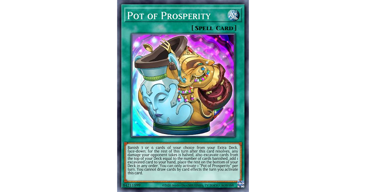 Pot of Prosperity - RA01-EN066 - Super Rare 1st Edition