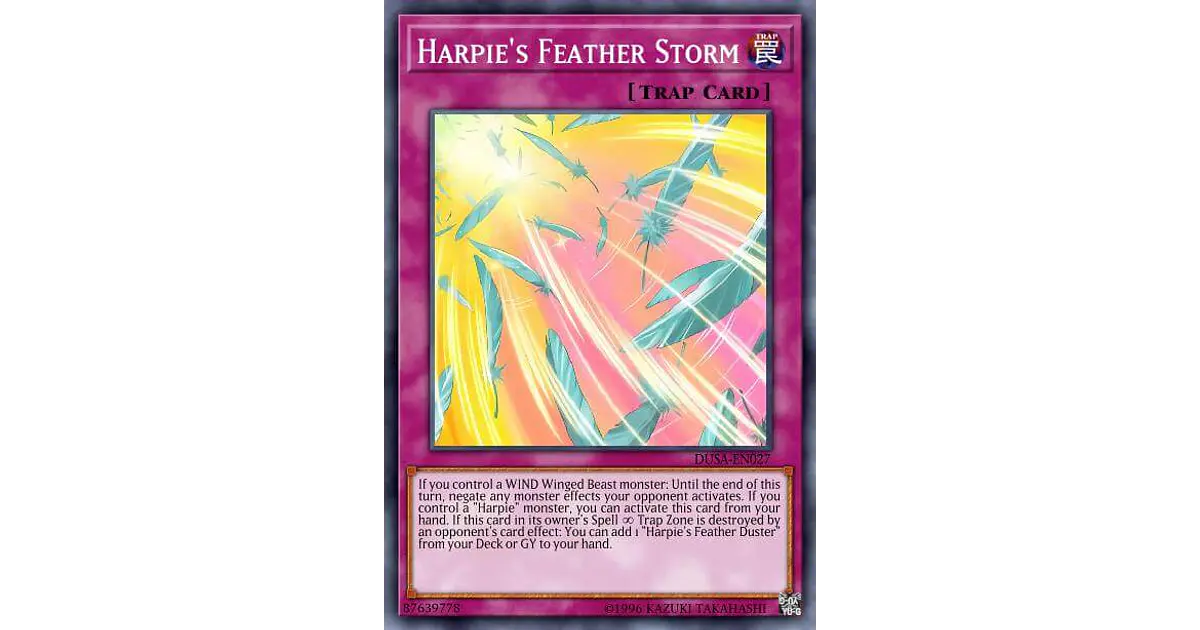 Harpie's Feather Storm - RA01-EN073 - Super Rare 1st Edition
