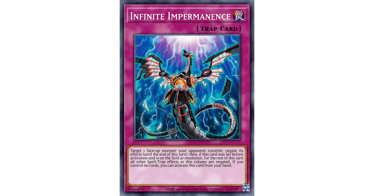 Infinite Impermanence - RA01-EN075 - Ultra Rare 1st Edition