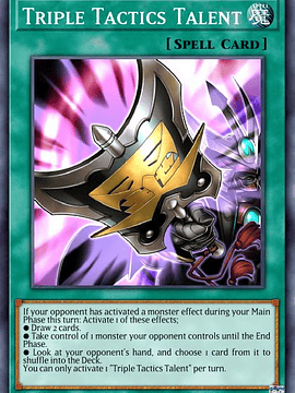 Triple Tactics Thrust - MZMI-EN084 - Ultra Rare 1st Edition