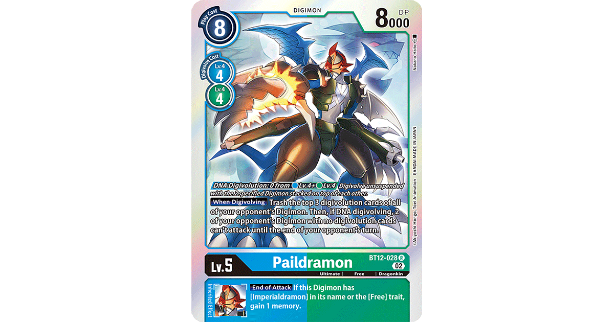 BT12-028 R Paildramon (NO FOIL)
