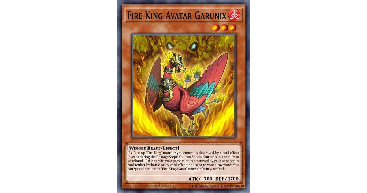 Fire King Avatar Garunix - SR14-EN004 - Common 1st Edition