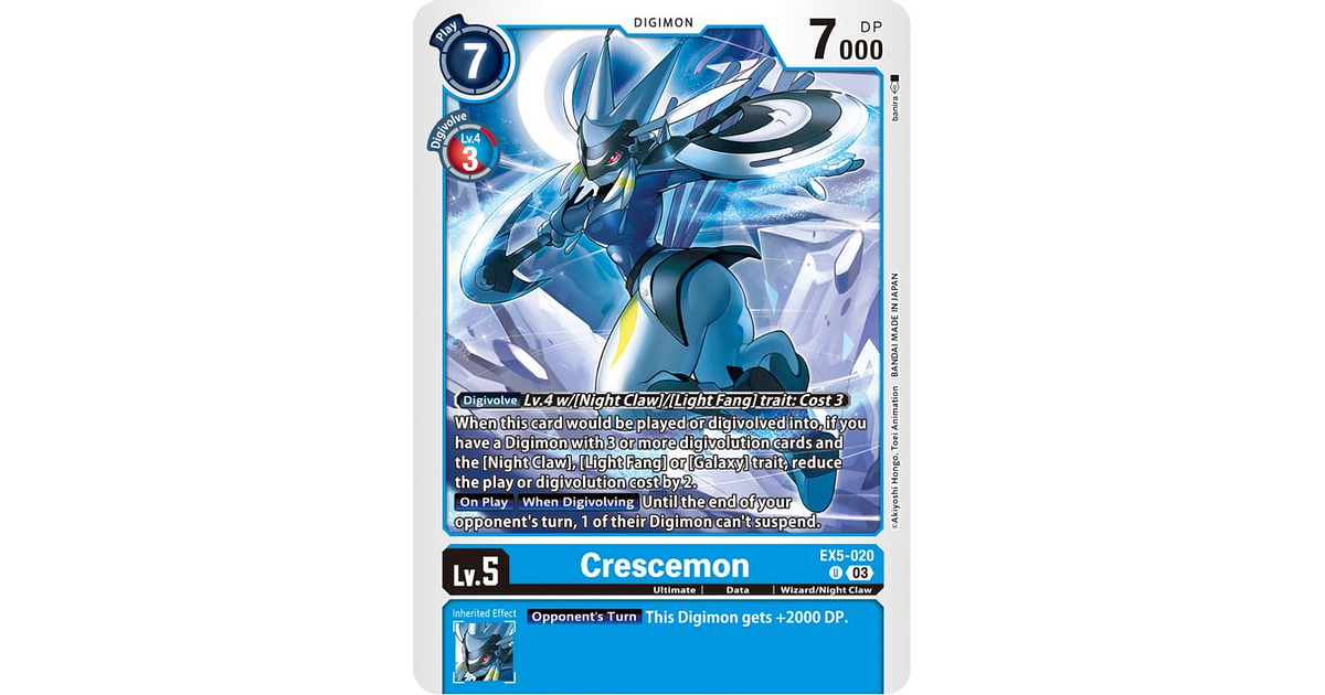 EX5-020 U Crescemon