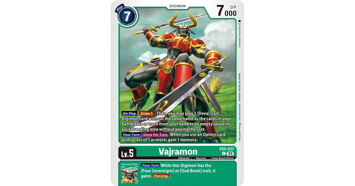 EX5-037 C Vajramon