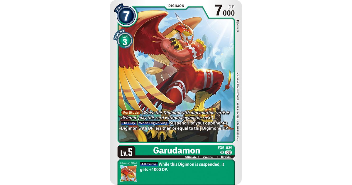 EX5-039 U Garudamon