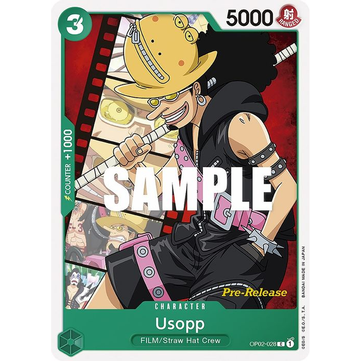 OP02-028 C Usopp (PRE)
