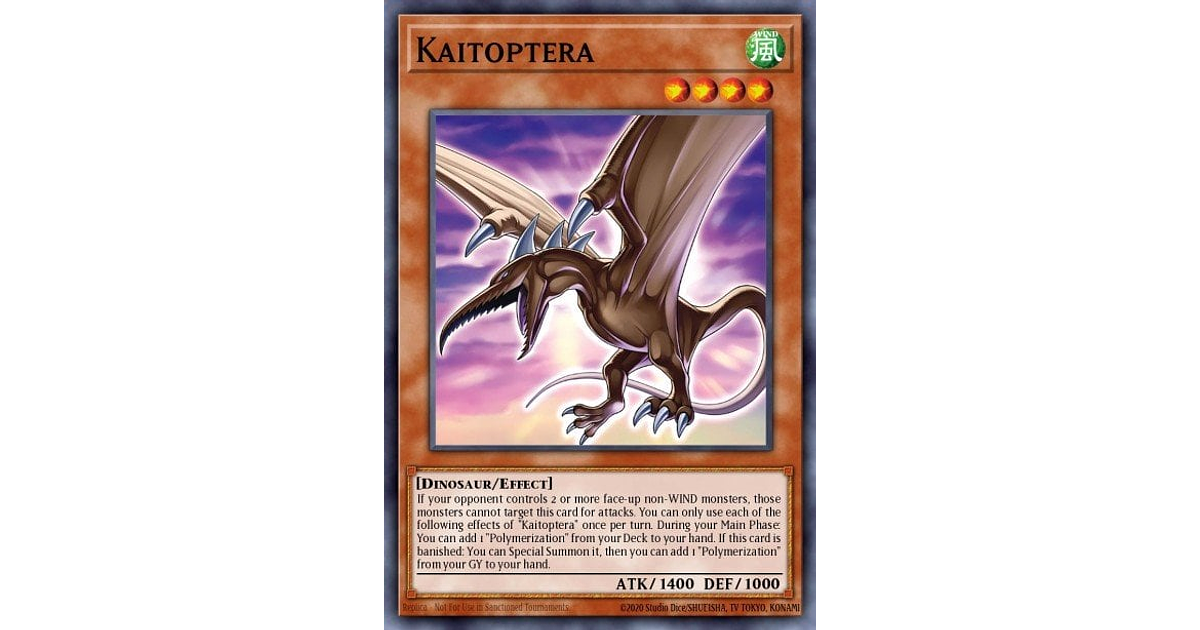 Kaitoptera - MZMI-EN012 - Super Rare 1st Edition