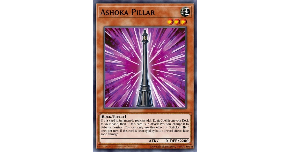 Ashoka Pillar - MZMI-EN018 - Super Rare 1st Edition