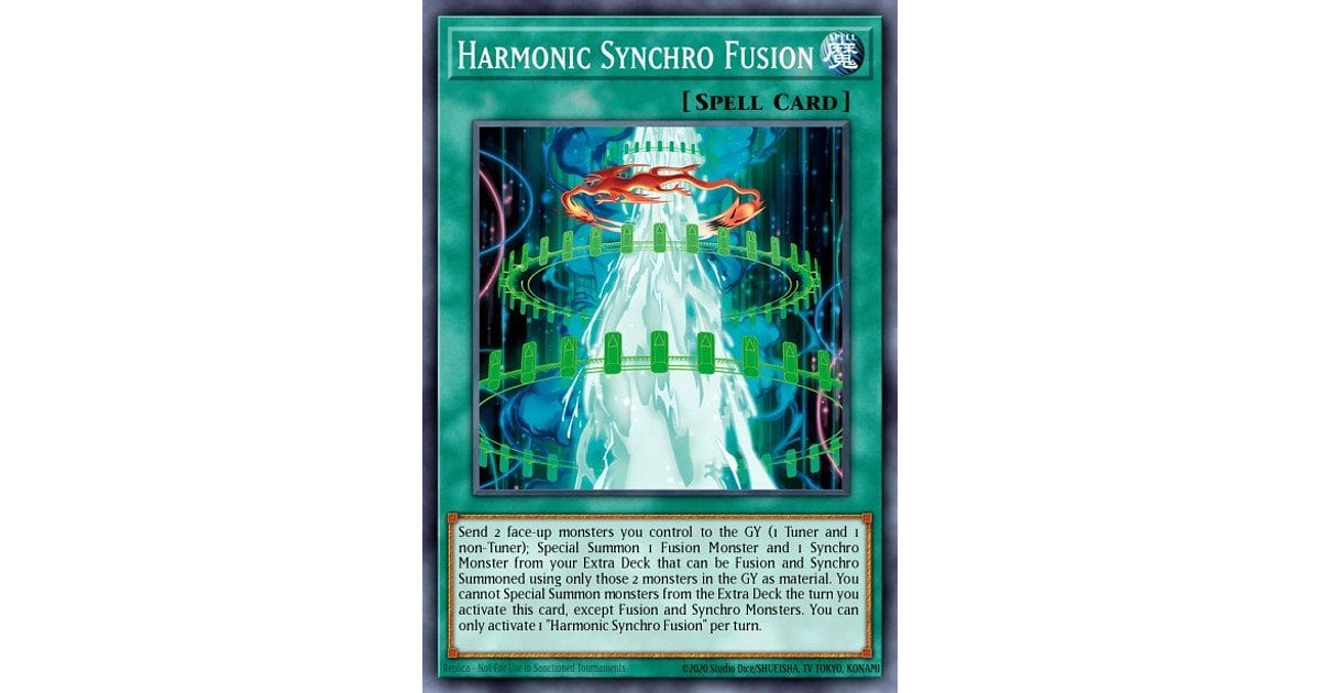Harmonic Synchro Fusion - MZMI-EN035 - Ultra Rare 1st Edi...