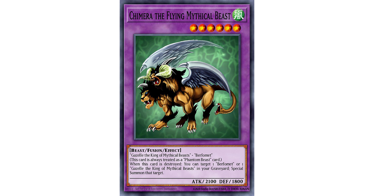 Chimera the Flying Mythical Beast - MZMI-EN040 - Rare 1st...