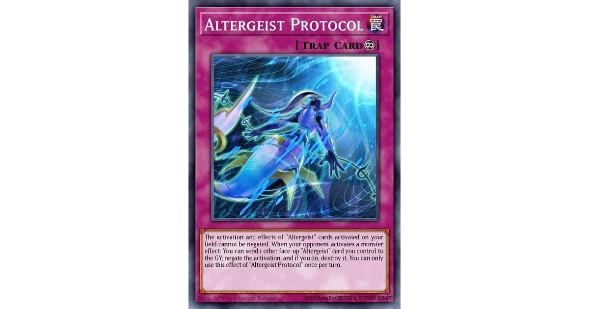 Altergeist Protocol - MZMI-EN068 - Rare 1st Edition