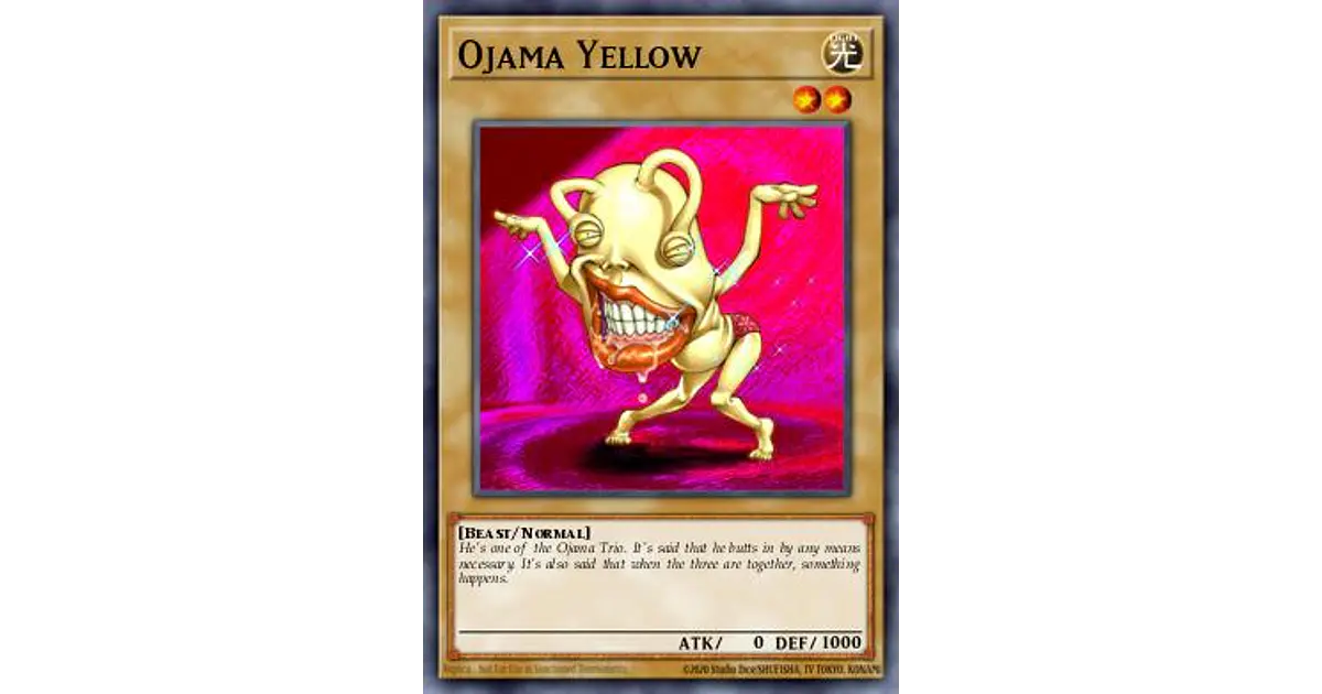 Ojama Yellow - STAX-EN006 - Common 1st Edition