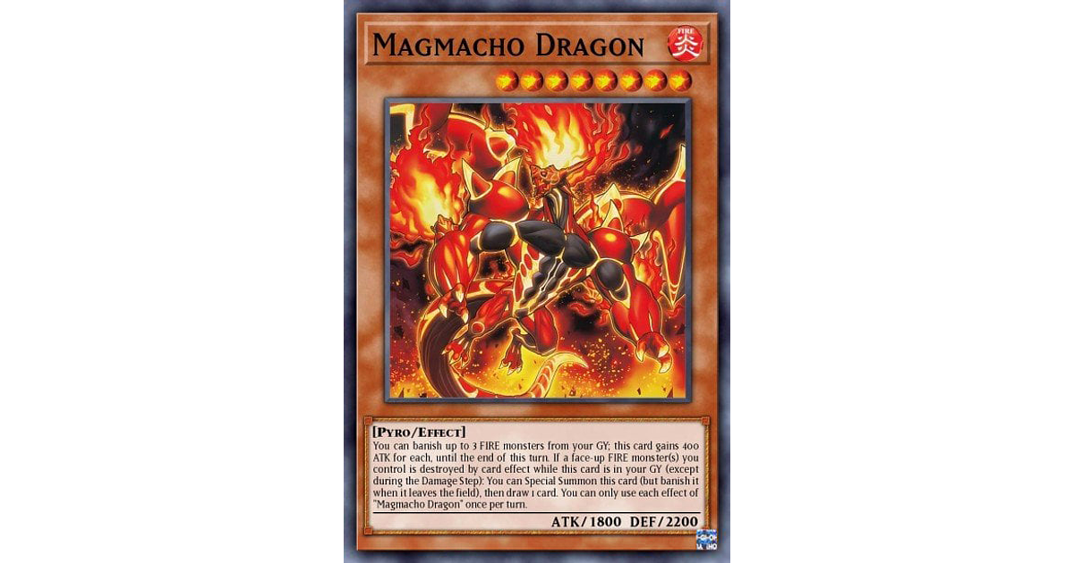Magmacho Dragon - PHNI-EN025 - Common 1st Edition