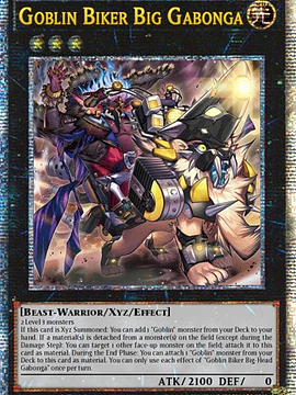 Goblin Biker Big Gabonga - PHNI-EN047 - Secret Rare 1st E...