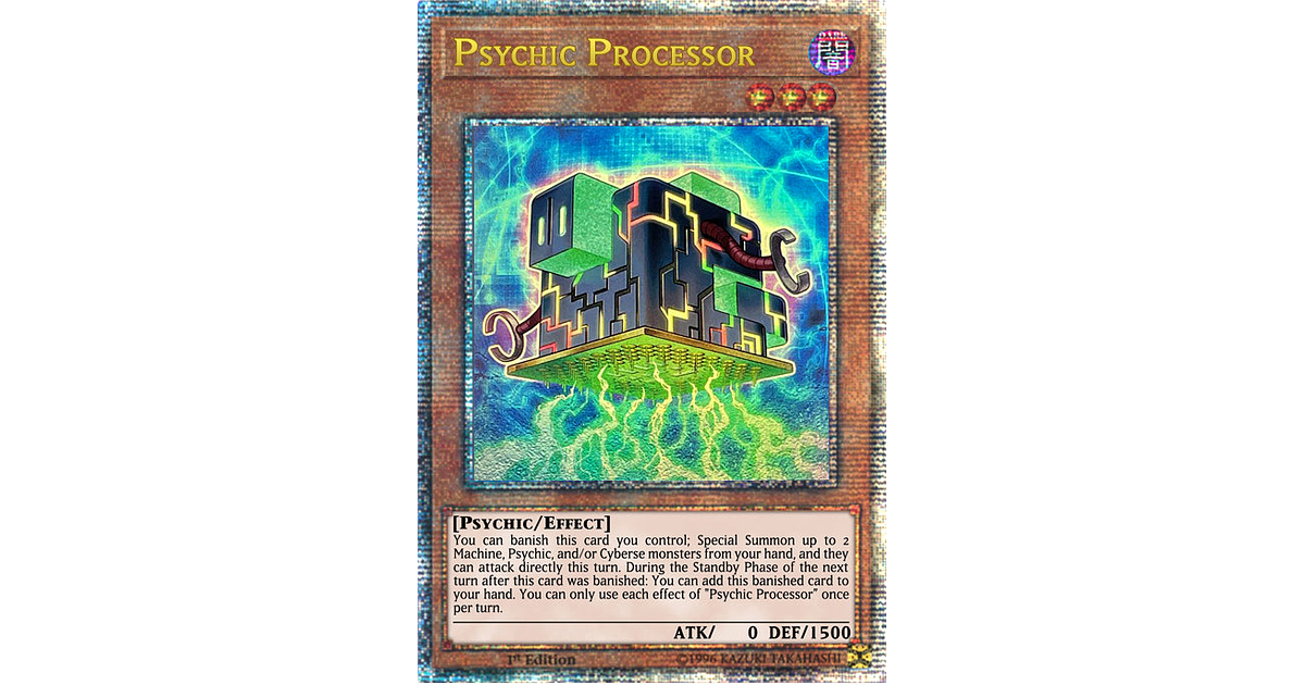 Psychic Processor - PHNI-EN081 - Quarter Century Secret R...