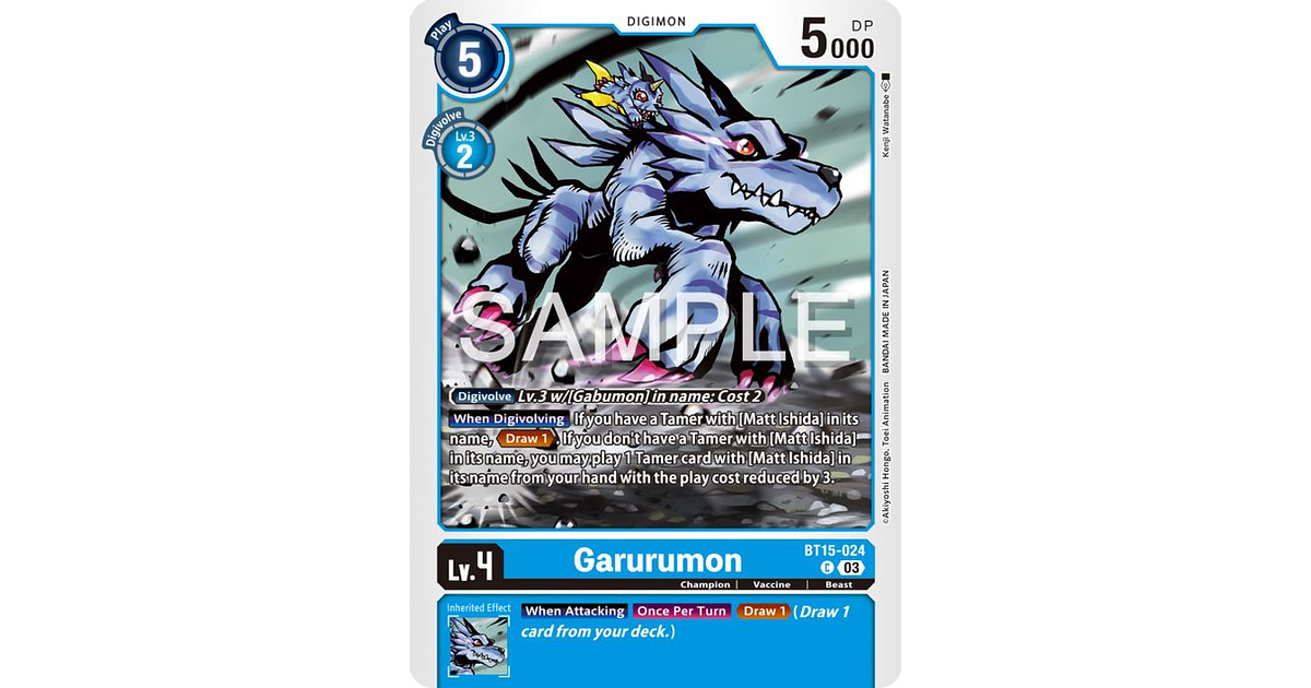 BT15-024 C Garurumon