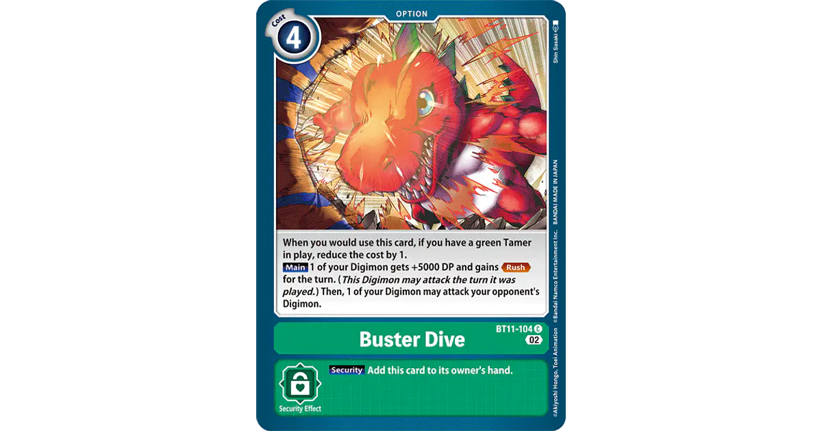 BT11-104 U Buster Dive