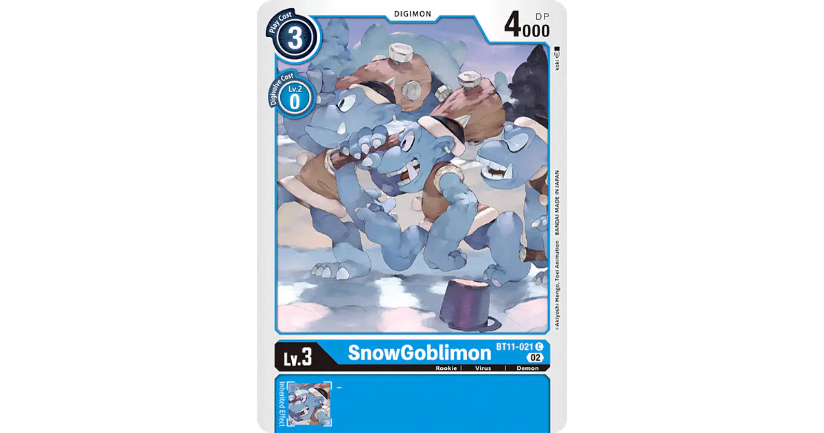 BT11-021 C SnowGoblimon