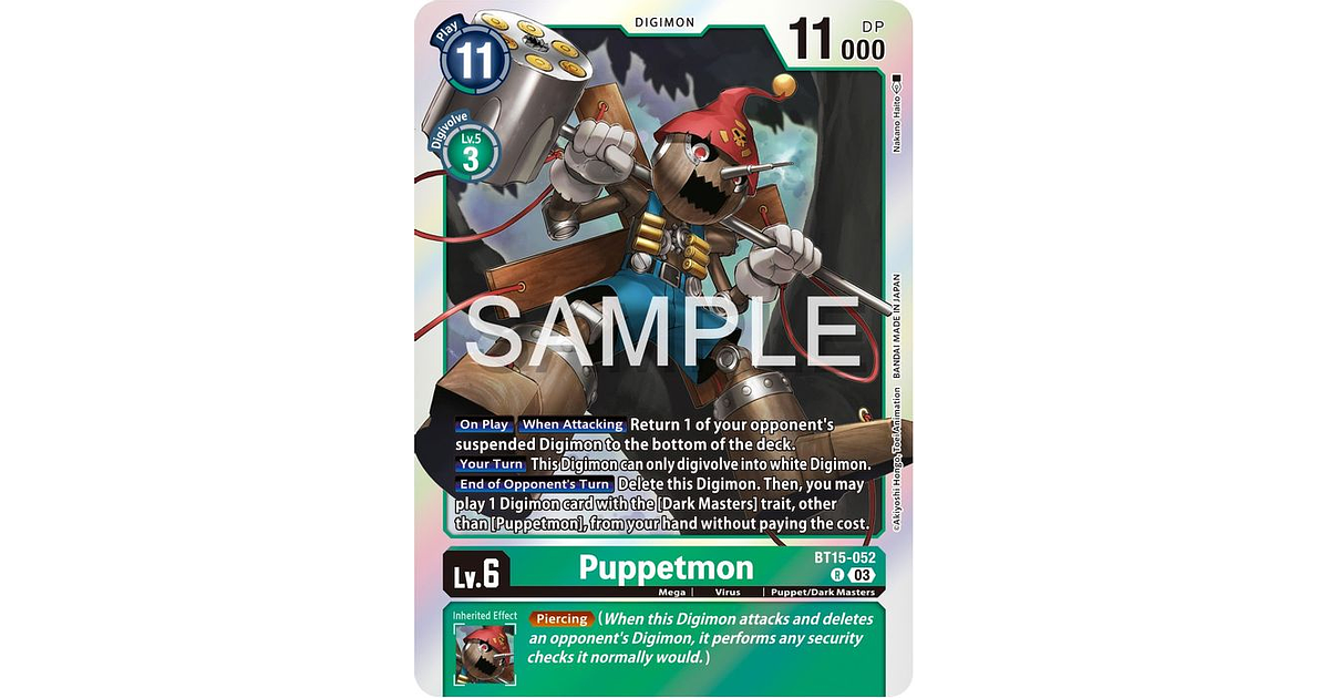BT15-052 R Puppetmon