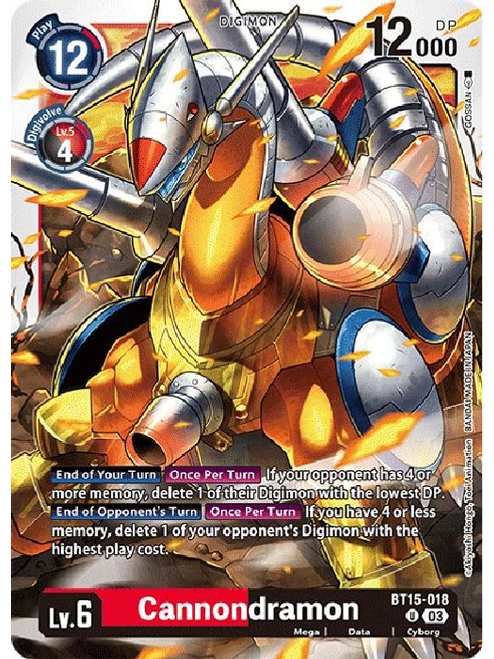 BT15-018 U Cannondramon