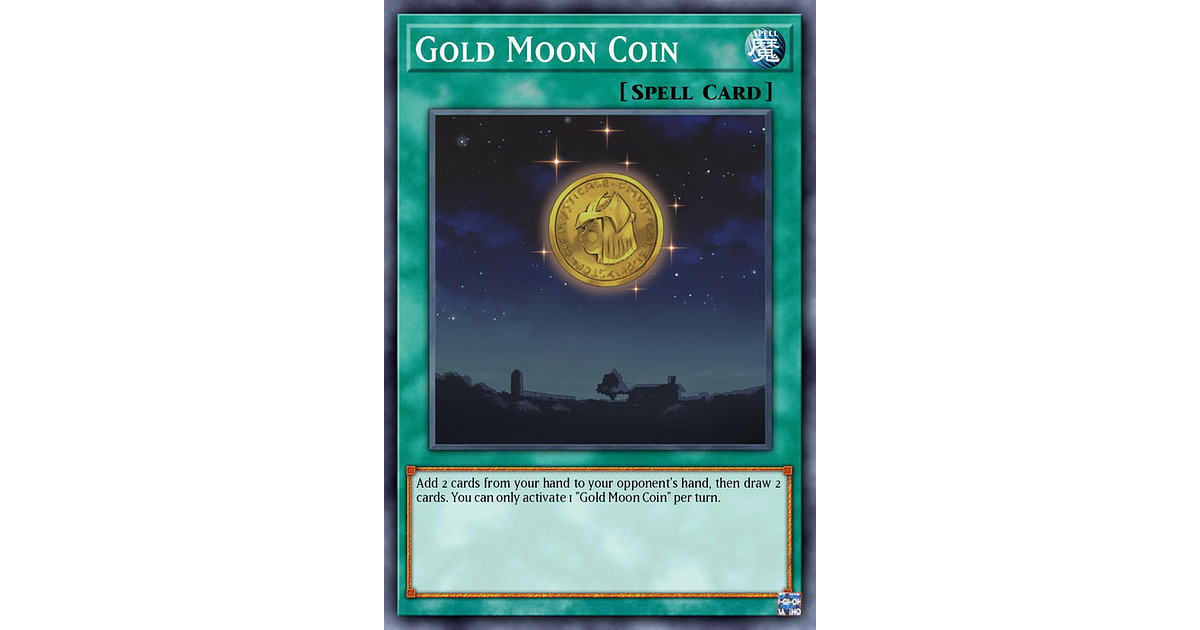 Gold Moon Coin - BLC1-EN078 - Common 1st Edition