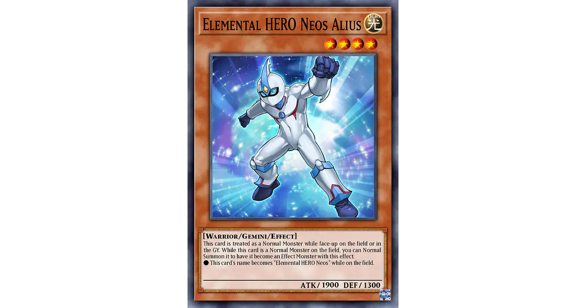 Elemental HERO Neos Alius - BLC1-EN138 - Common 1st Edition