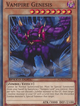Vampire Genesis - SGX3-ENC01 - Common 1st Edition