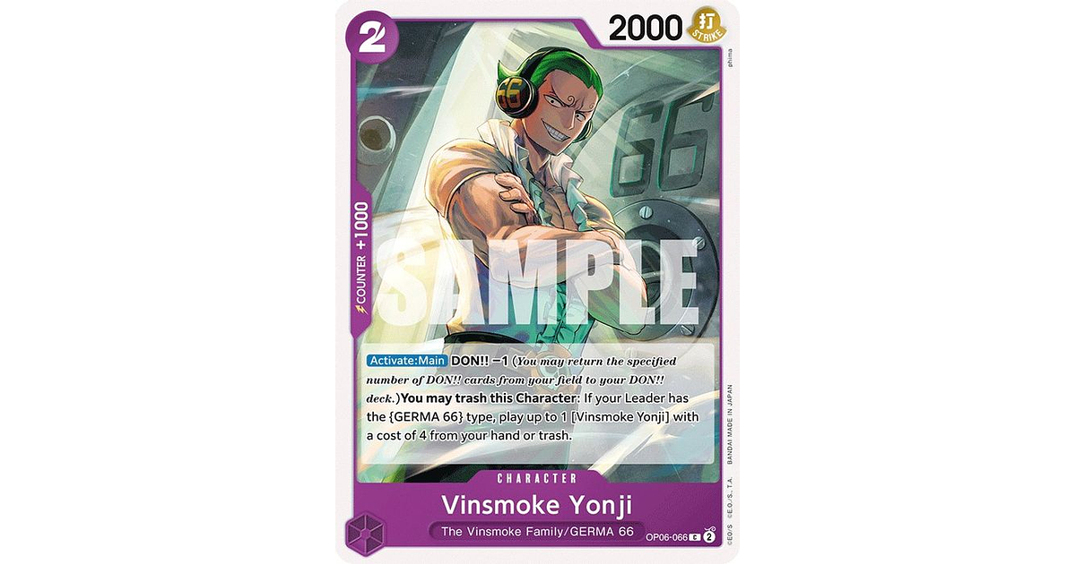 OP06-066 C Vinsmoke Yonji (066)