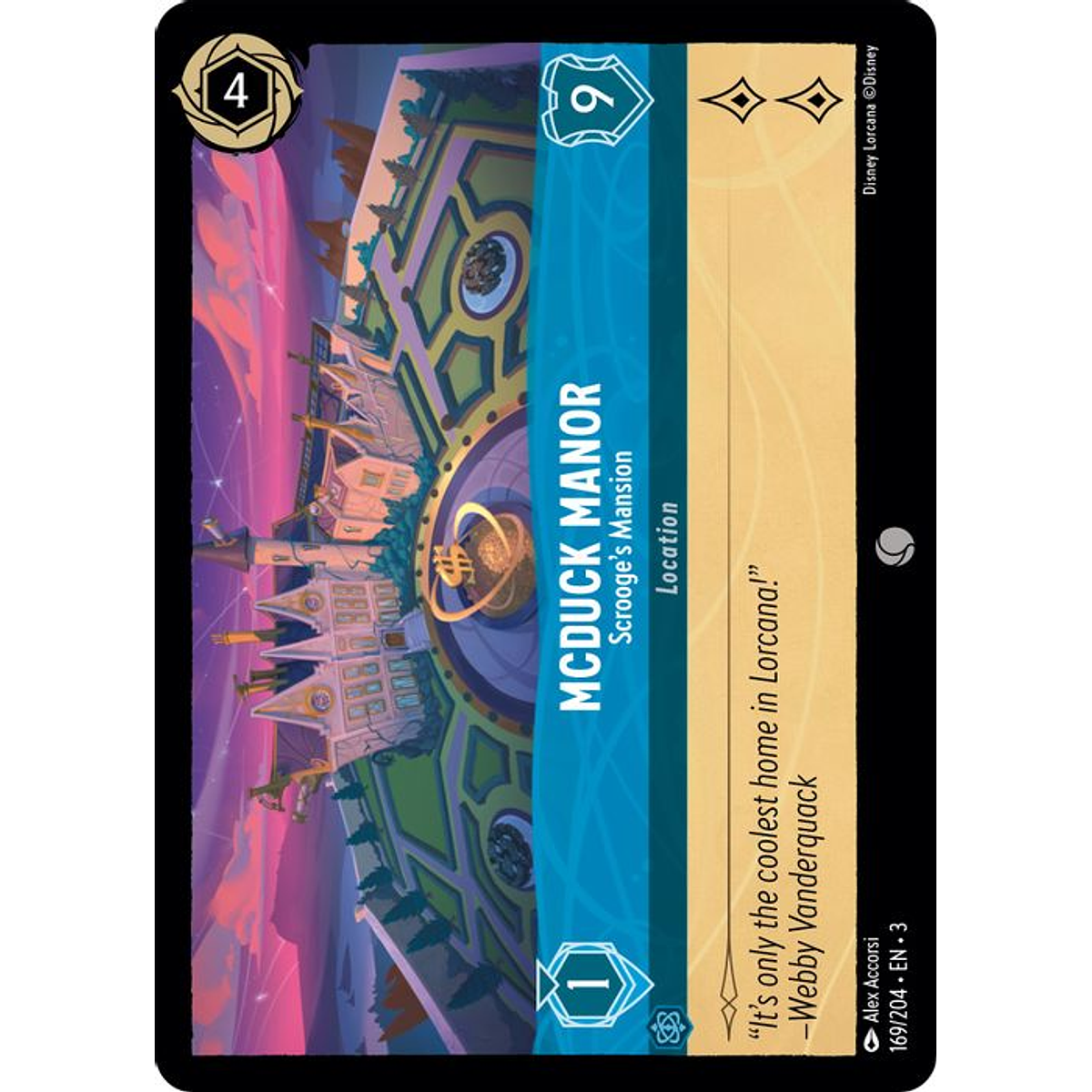 McDuck Manor - Scrooge's Mansion - 169/204 - Common