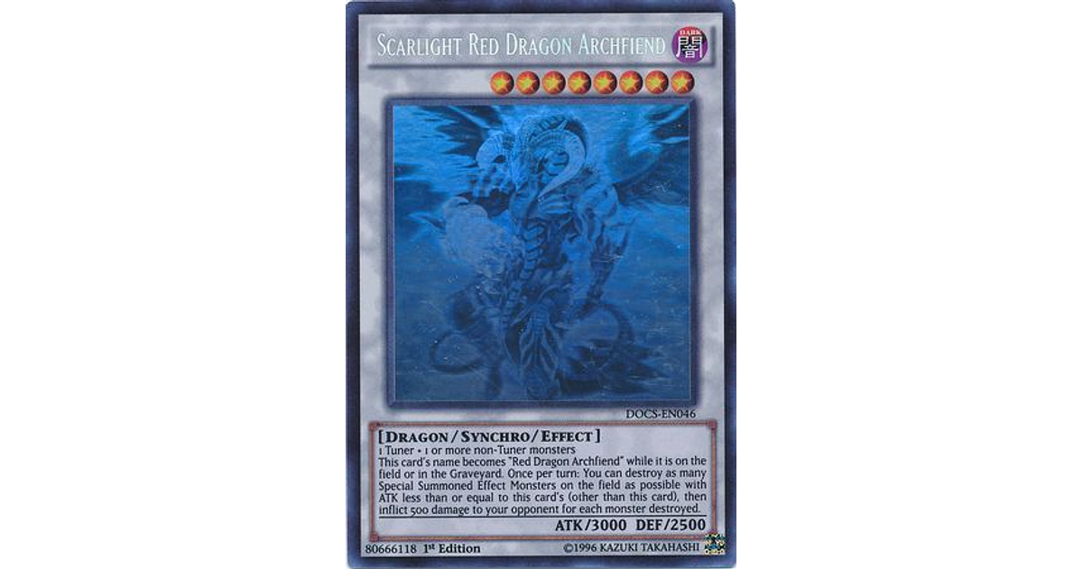 Scarlight Red Dragon Archfiend - DOCS-EN046 - Ghost Rare ...