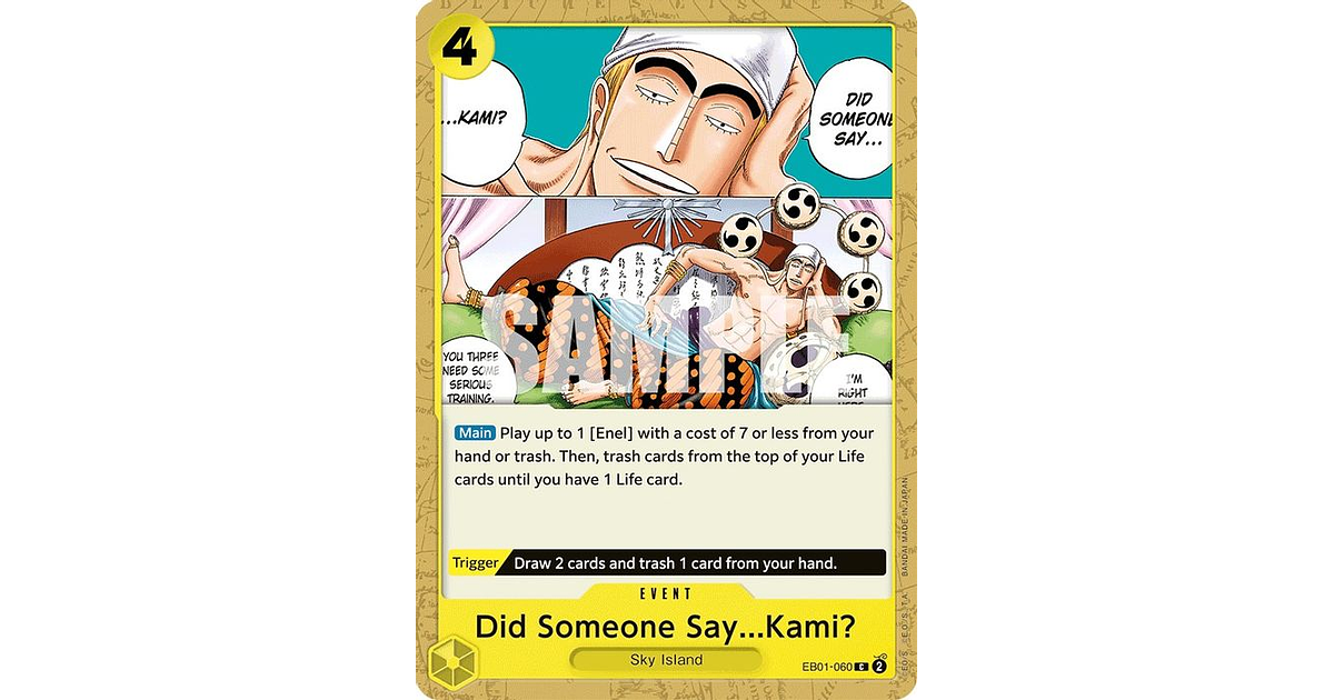 EB01-060 C Did Someone Say...Kami?