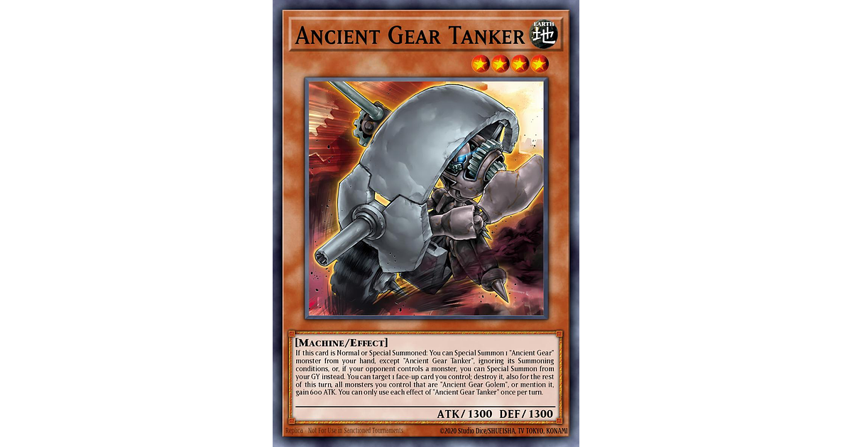 Ancient Gear Tanker - LEDE-EN007 - Common 1st Edition