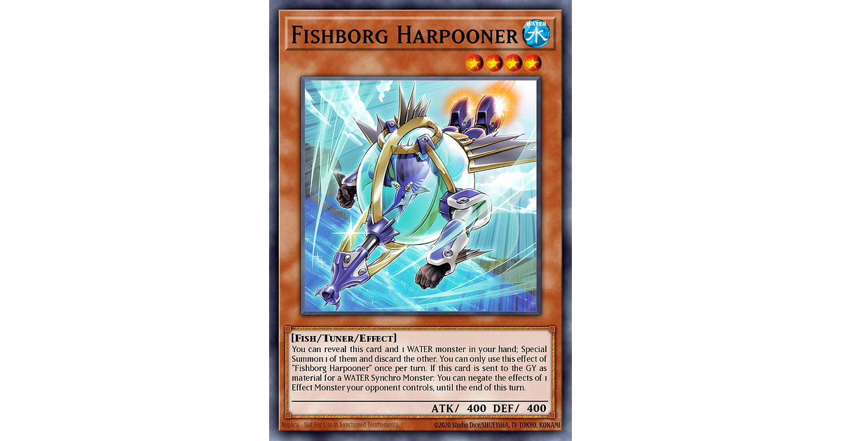 Fishborg Harpooner - LEDE-EN032 - Super Rare 1st Edition