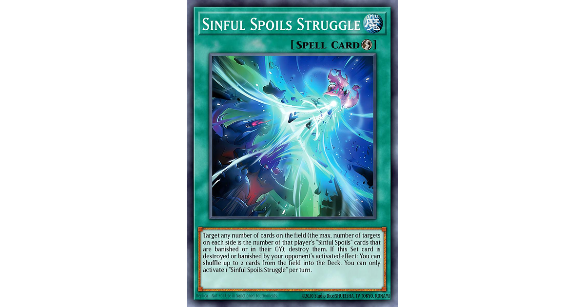 Sinful Spoils Struggle - LEDE-EN057 - Common 1st Edition