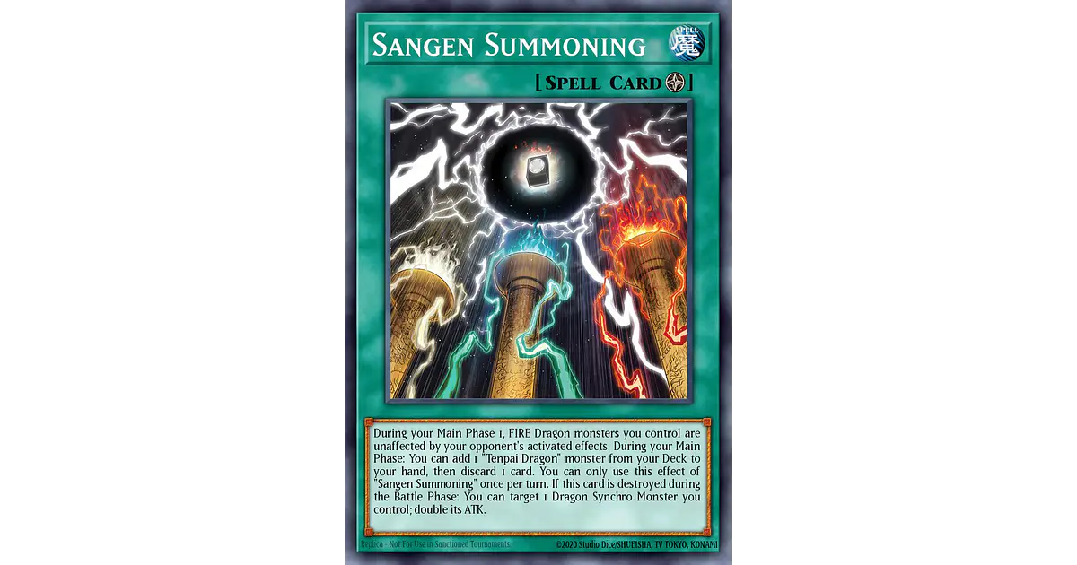 Sangen Summoning - LEDE-EN059 - Common 1st Edition