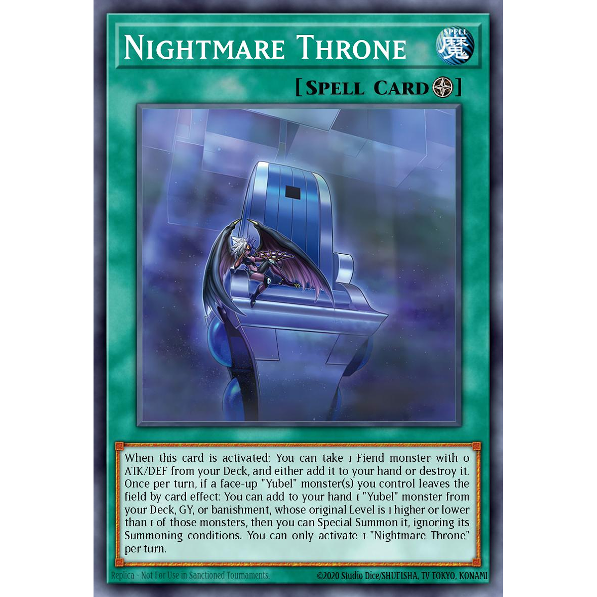 Nightmare Throne - LEDE-EN061 - Ultra Rare 1st Edition