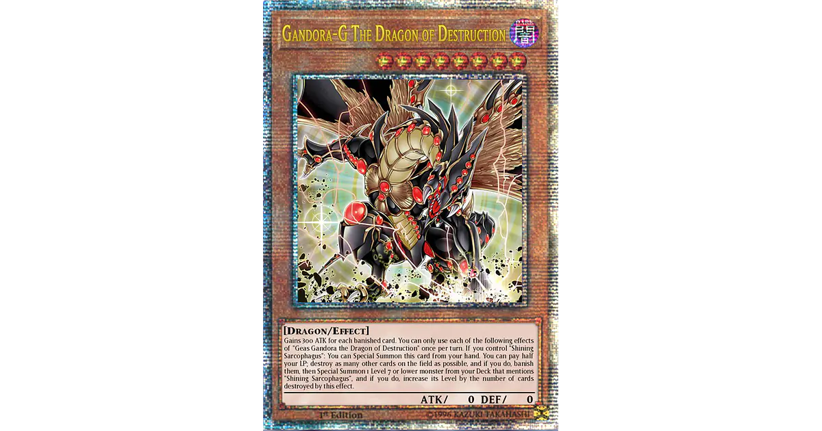 Gandora-G the Dragon of Destruction - LEDE-EN001 - Quarte...