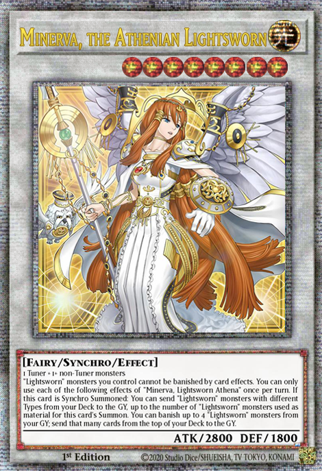 Minerva, the Athenian Lightsworn - LEDE-EN043 - Quarter C...