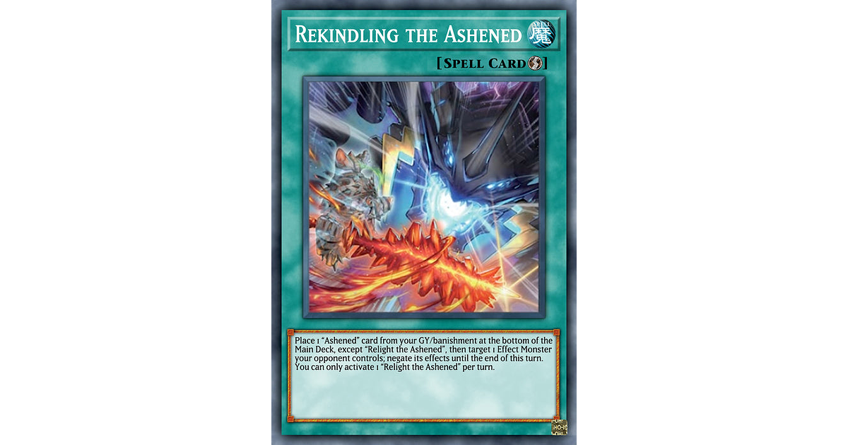 Rekindling the Ashened - LEDE-EN094 - Super Rare 1st Edition