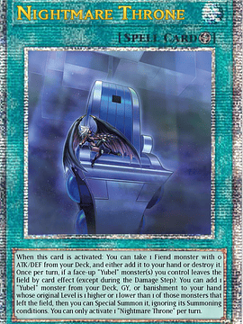 Nightmare Throne - LEDE-EN061 - Ultra Rare 1st Edition