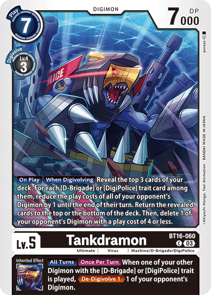 BT16-060 C Tankdramon