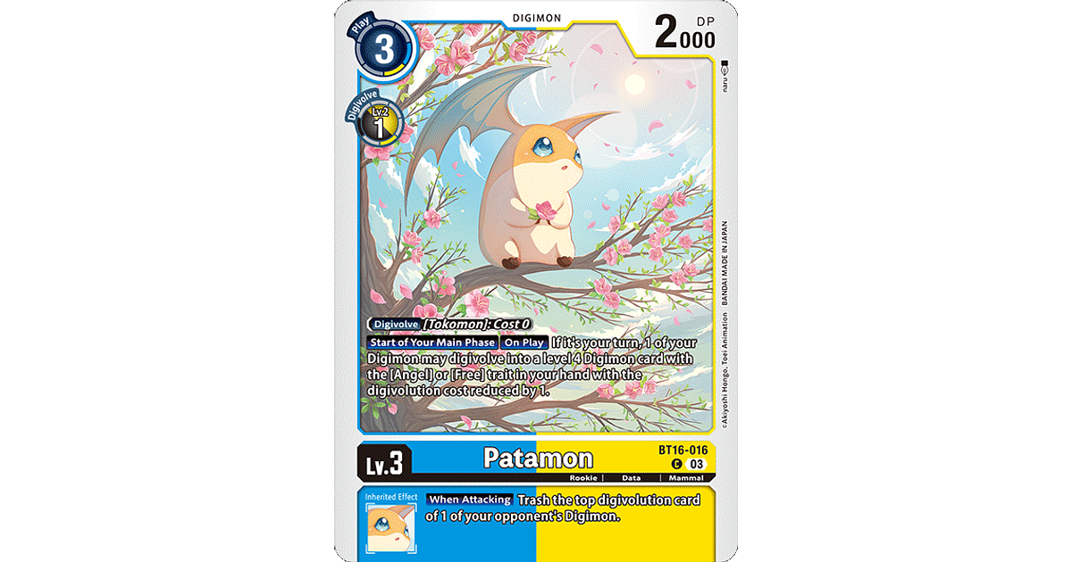 BT16-016 C Patamon